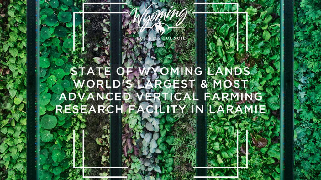Wyoming Lands World’s Largest Vertical Farming Research Facility ...